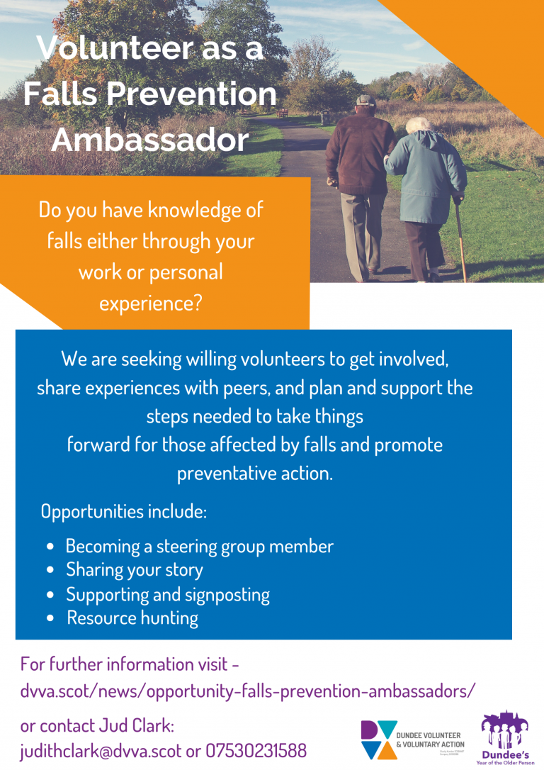Falls Prevention Ambassadors Required – Broughty Ferry Community Council