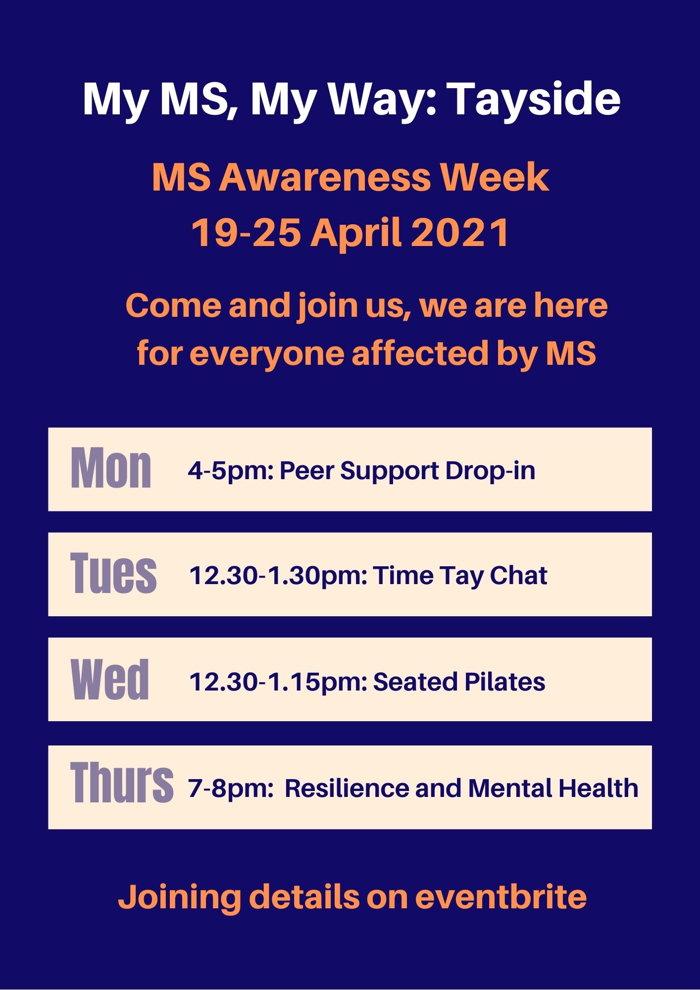 MS Awareness Week – Broughty Ferry Community Council